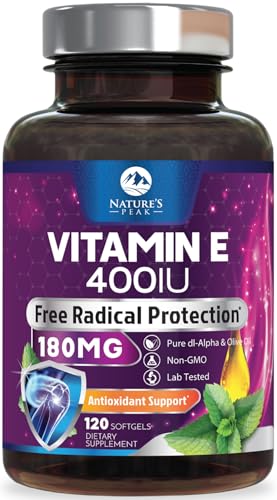 Nature's Peak Vitamin E softgels