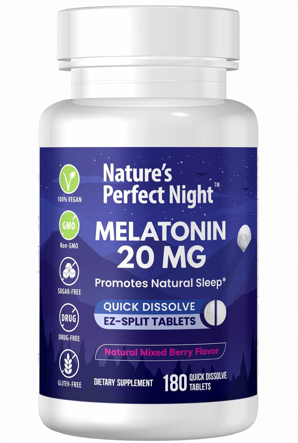 Nature's Perfect Night melatonin tablets