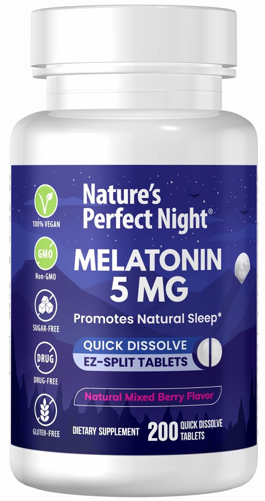 Nature's Perfect Night melatonin tablets