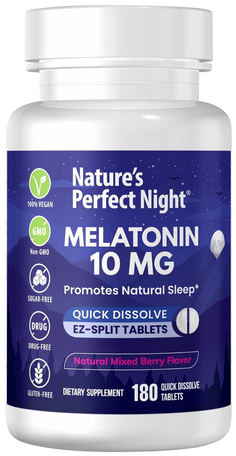 Nature's Perfect Night melatonin tablets