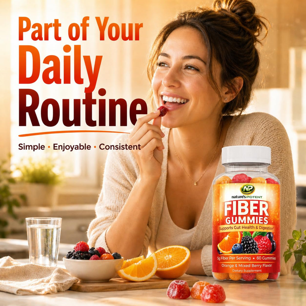 Nature's Potent gummies for healthy digestion