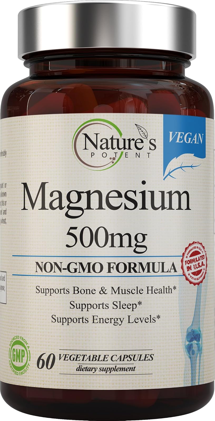 Nature's Potent magnesium citrate capsules