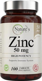 Nature’s Potent zinc supplement tablets