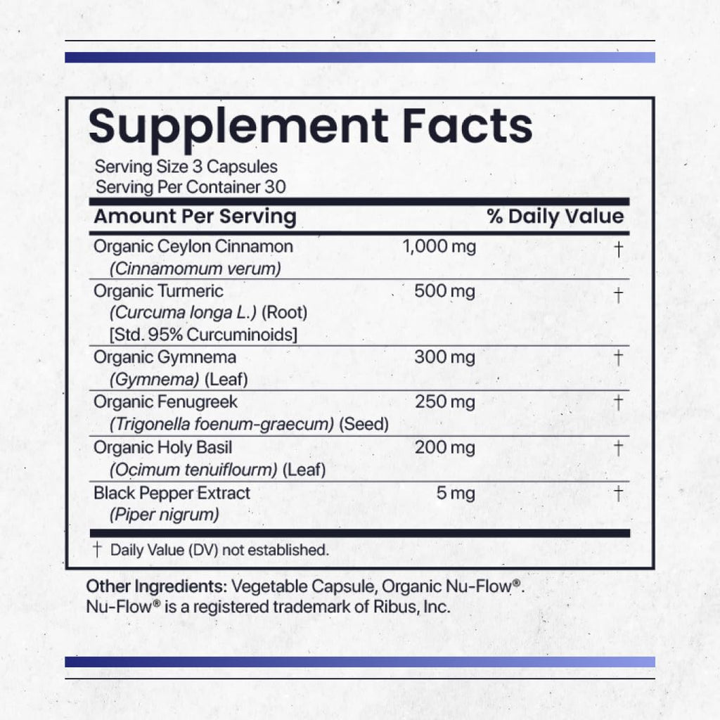 Nature's Pure Blend cinnamon supplement