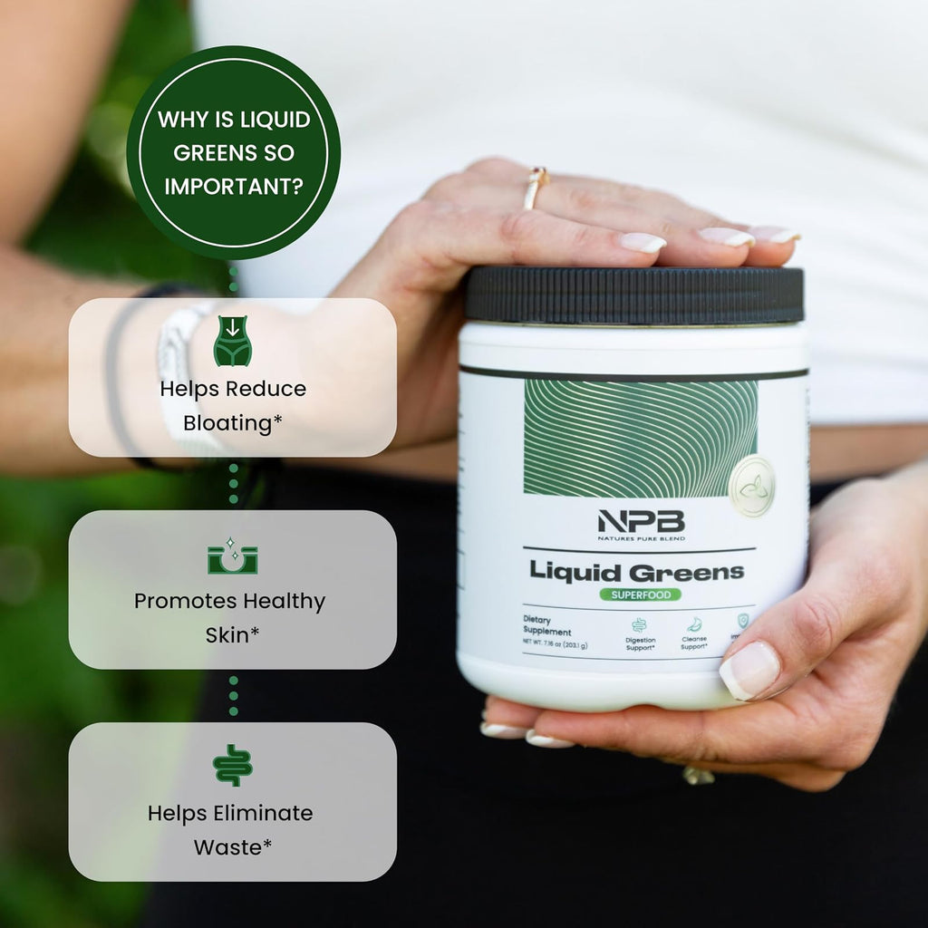 Nature's Pure Blend greens powder benefits