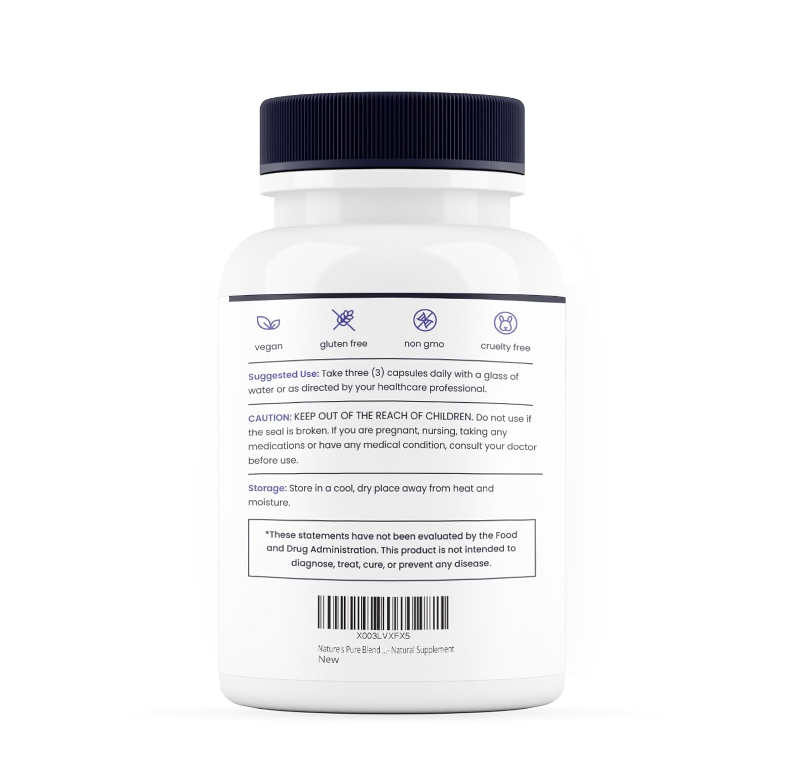Nature's Pure Blend herbal capsules