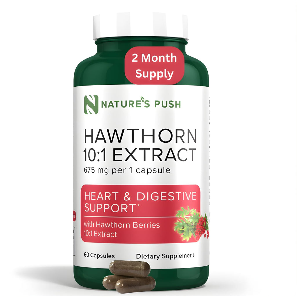Nature's Push hawthorn berry capsules