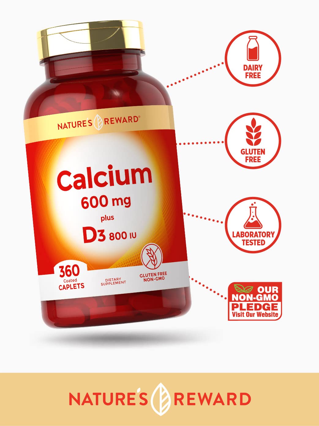 Nature's Reward calcium for overall wellness