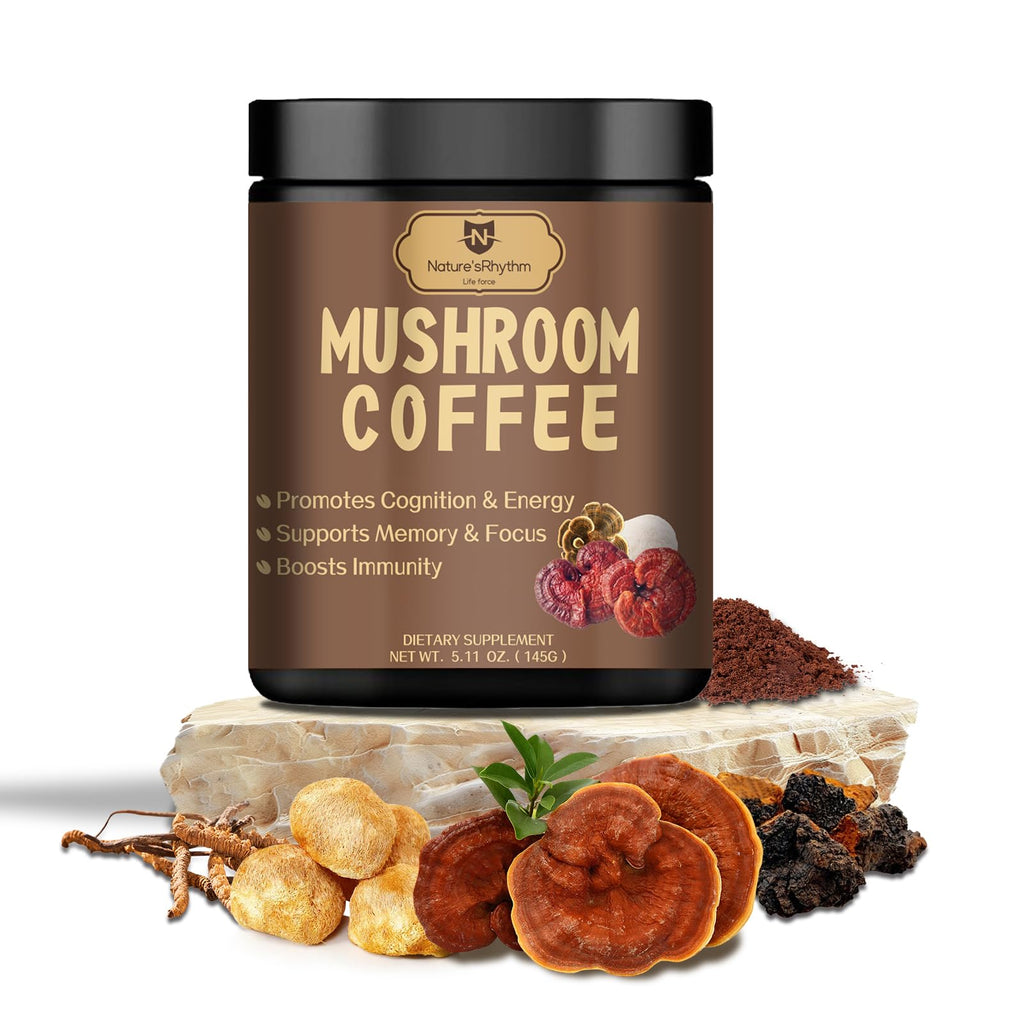 Nature's Rhythm organic mushroom coffee