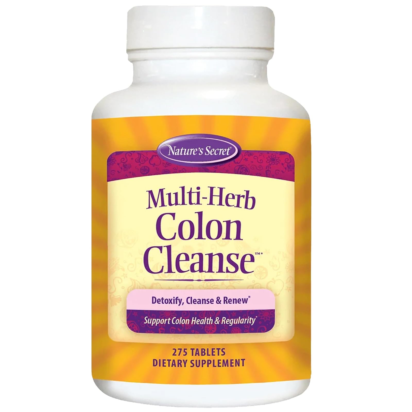 Nature's Secret colon cleanse capsules
