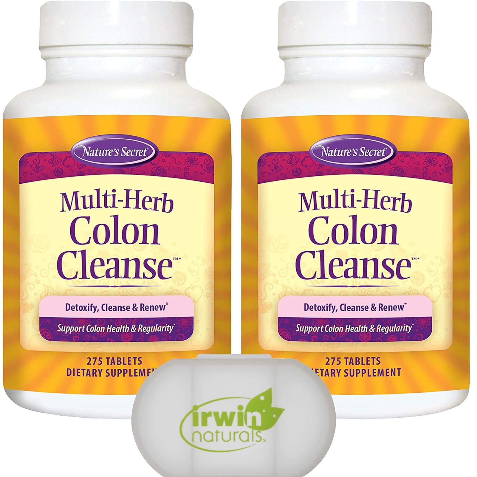 Nature's Secret colon cleanse tablets
