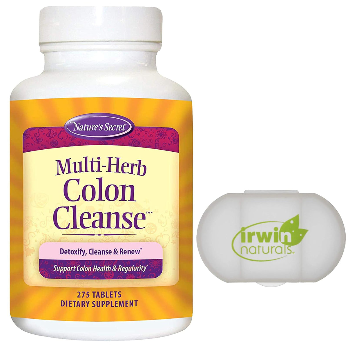 Nature's Secret colon cleanse tablets