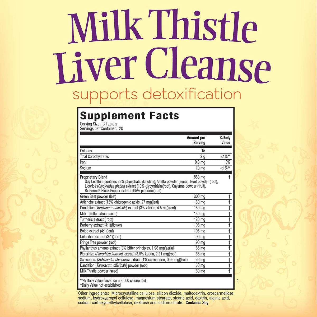 Nature's Secret milk thistle capsules