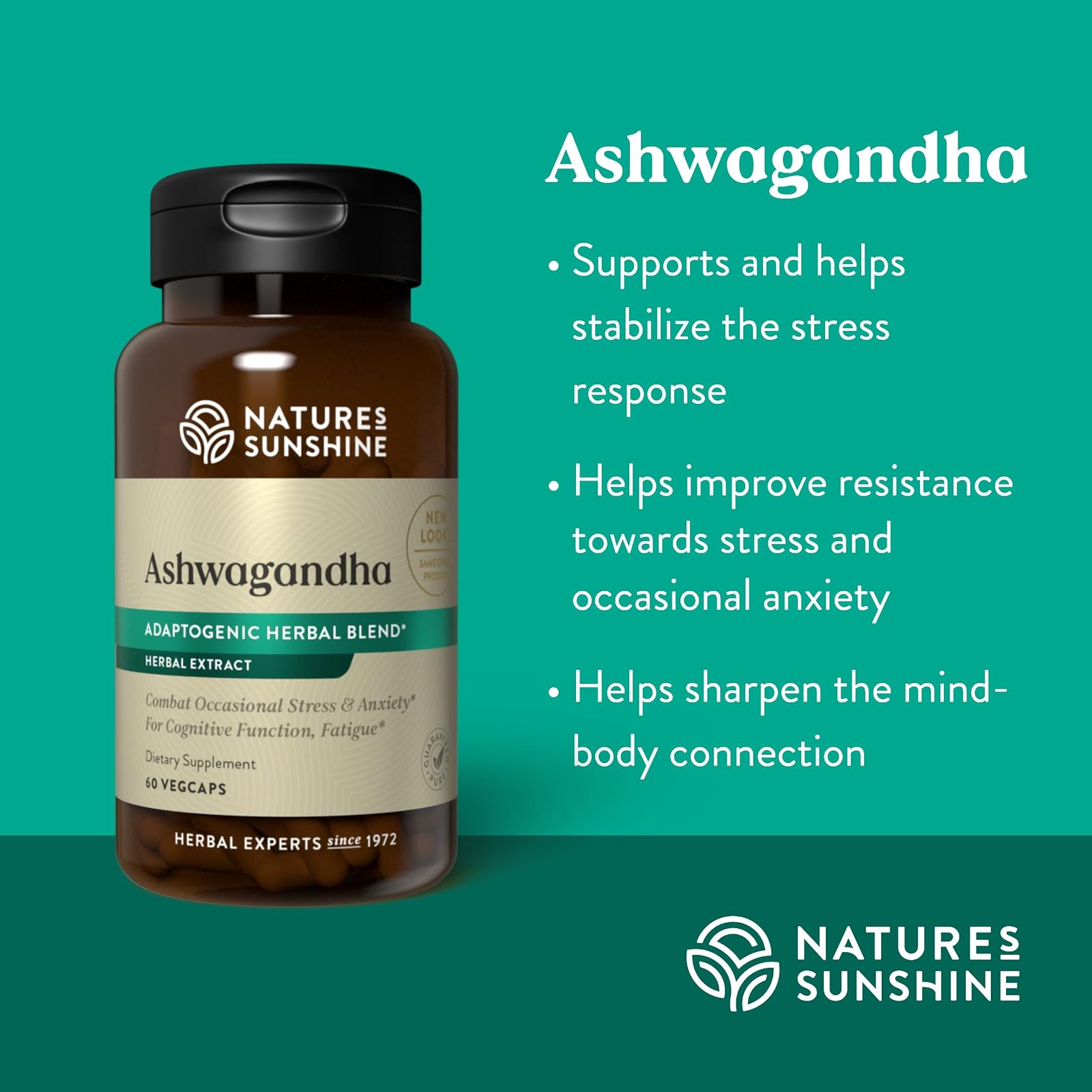 Nature's Sunshine ashwagandha for better sleep