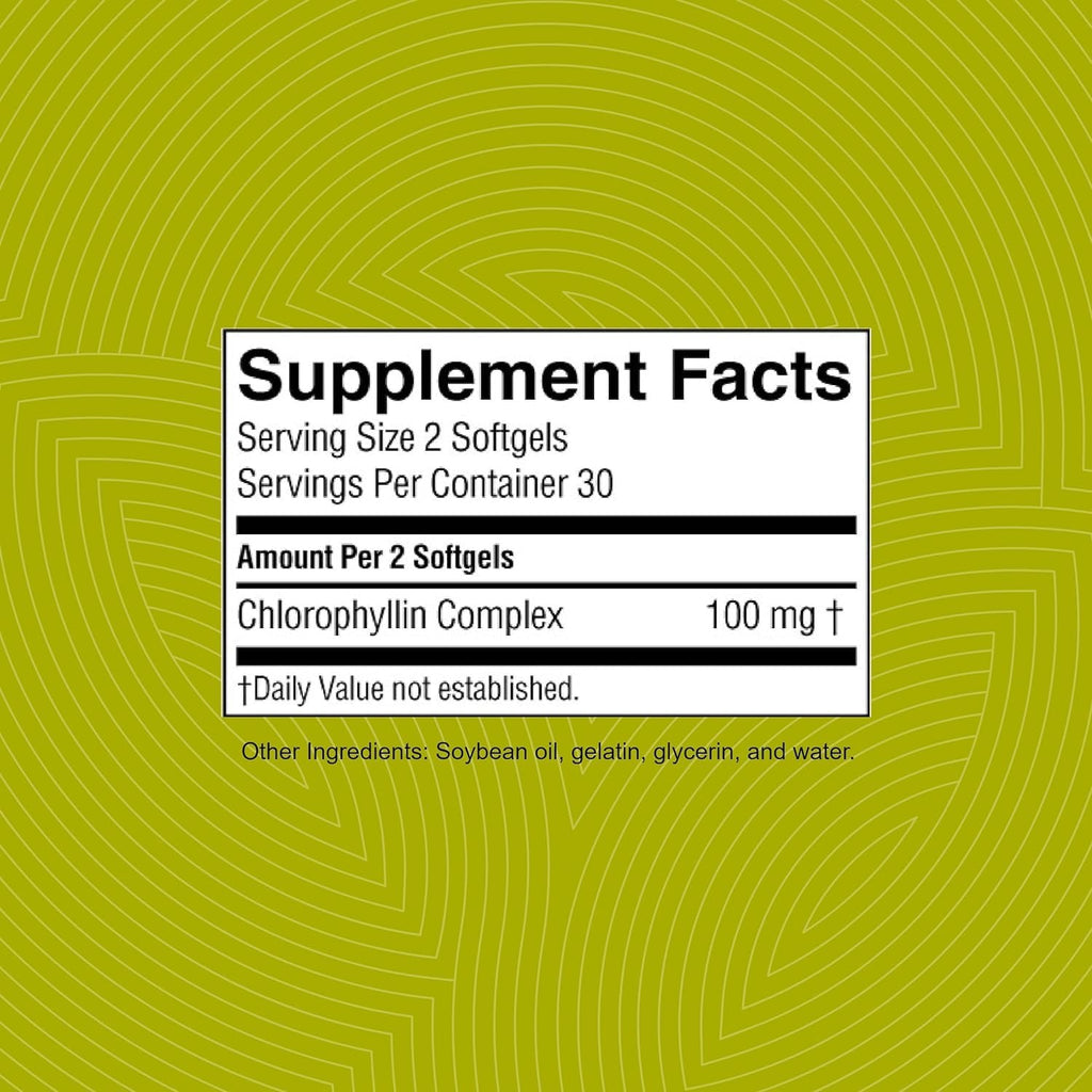 Nature's Sunshine chlorophyll for overall wellness