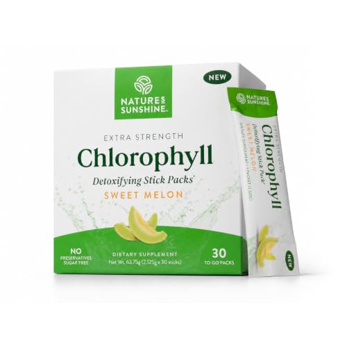Nature's Sunshine chlorophyll stick packs