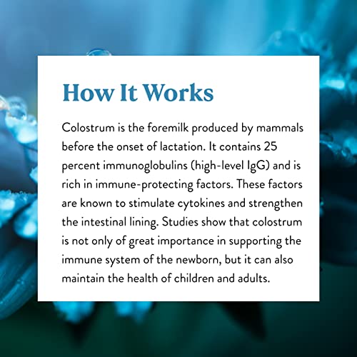 Nature's Sunshine colostrum for daily wellness