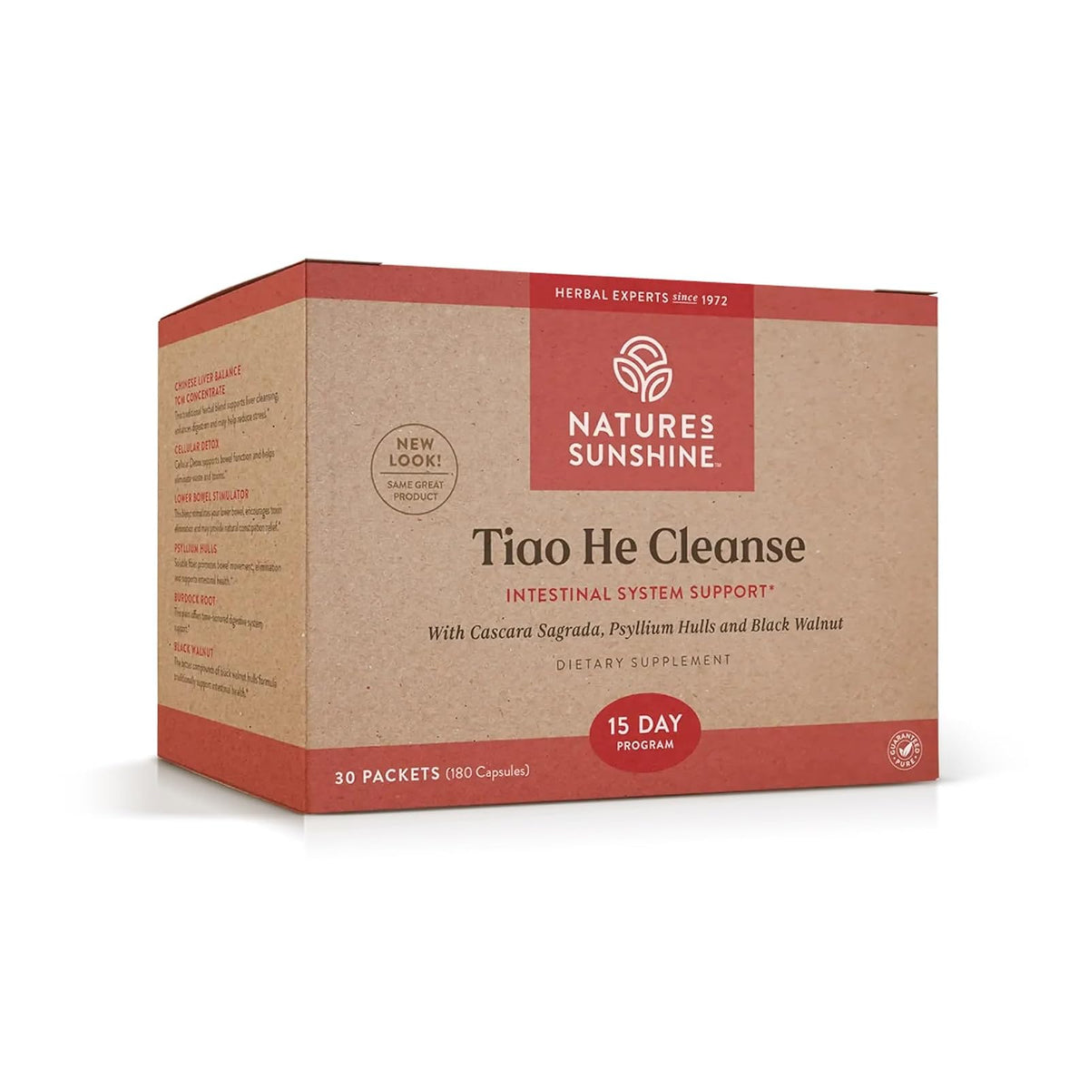 Nature's Sunshine detox tea capsules