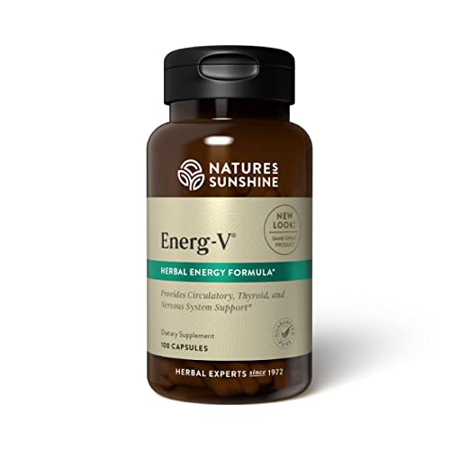 Nature's Sunshine Energ-V herbal blend capsules