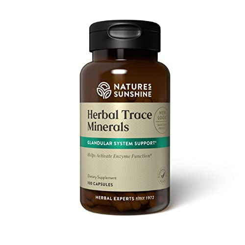 Nature's Sunshine herbal trace minerals capsules