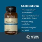 Nature's Sunshine iron bisglycinate tablets