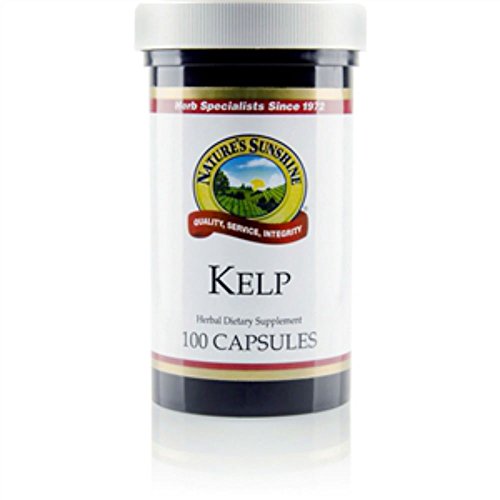 Nature's Sunshine Kelp vitamin capsules
