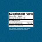 Nature's Sunshine l-lysine capsules