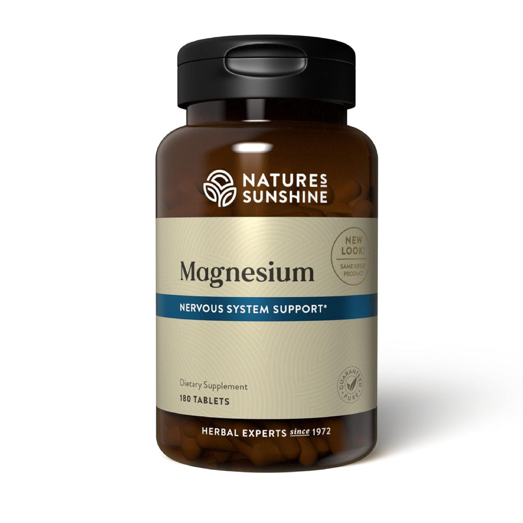 Nature's Sunshine magnesium tablets for relaxation