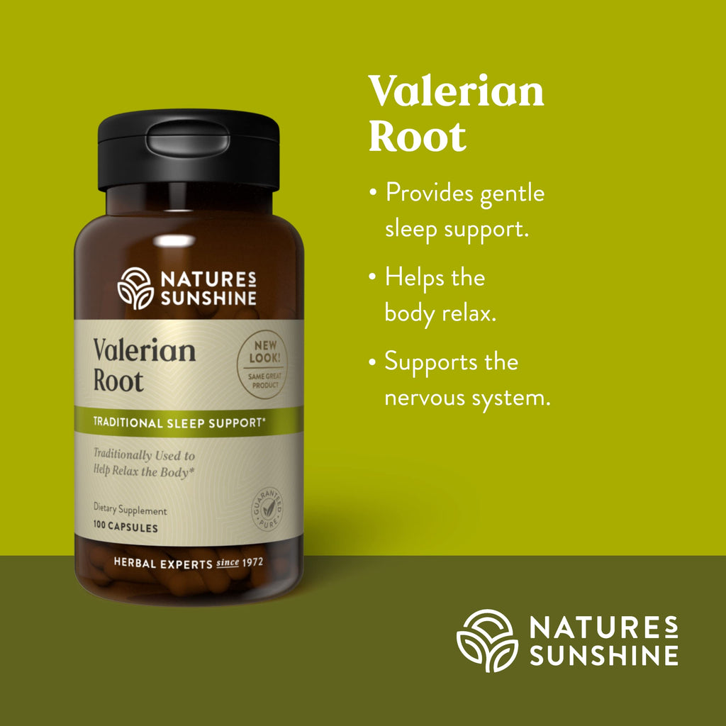 Nature's Sunshine valerian for better sleep