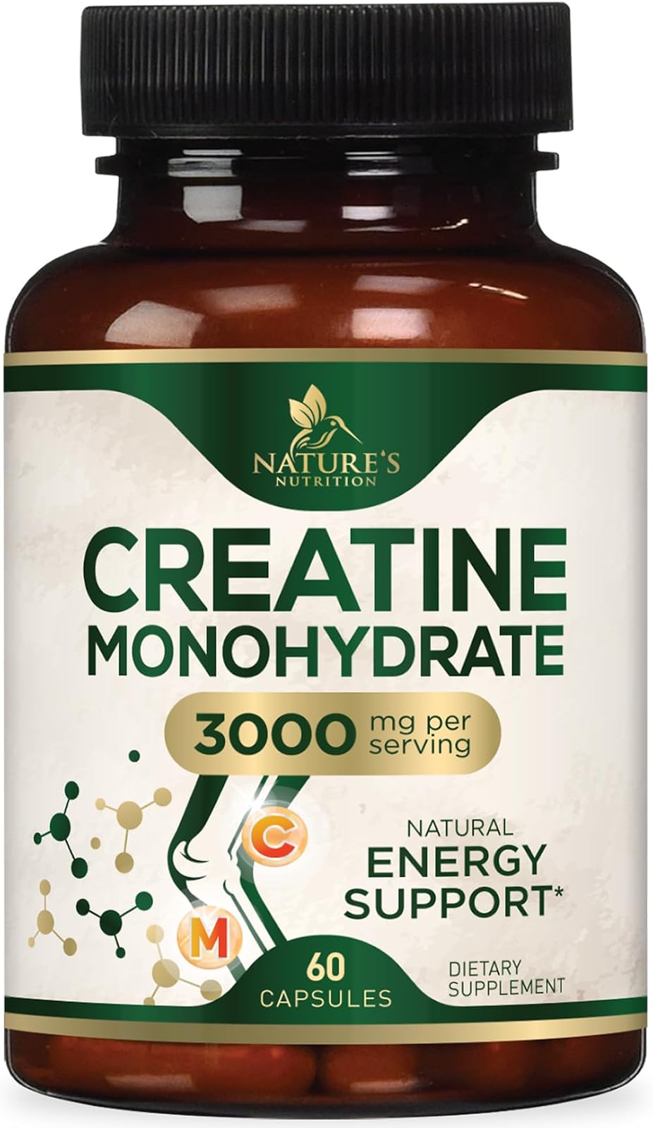 Nature's Supplement creatine capsules