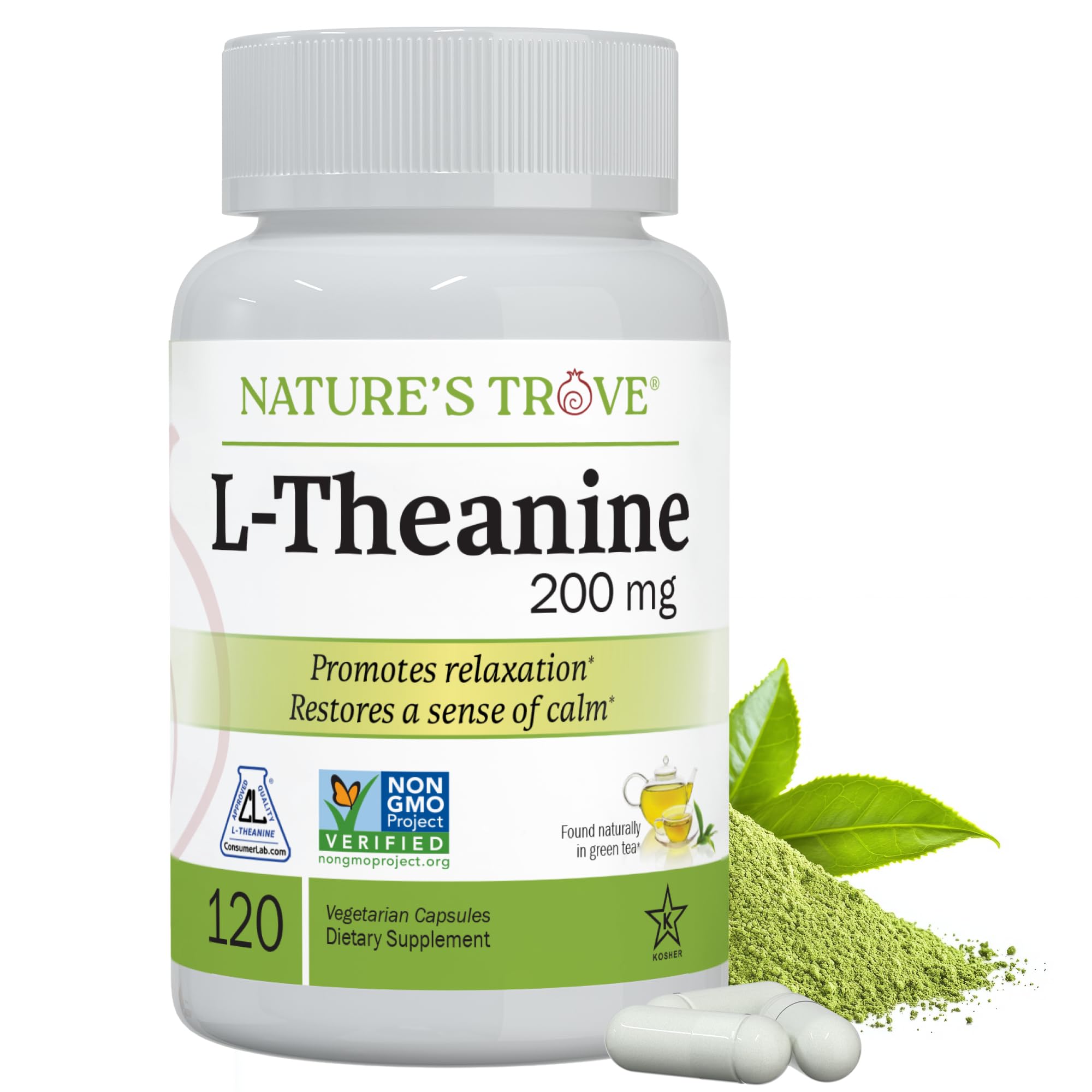 Nature's Trove L-Theanine for restful sleep