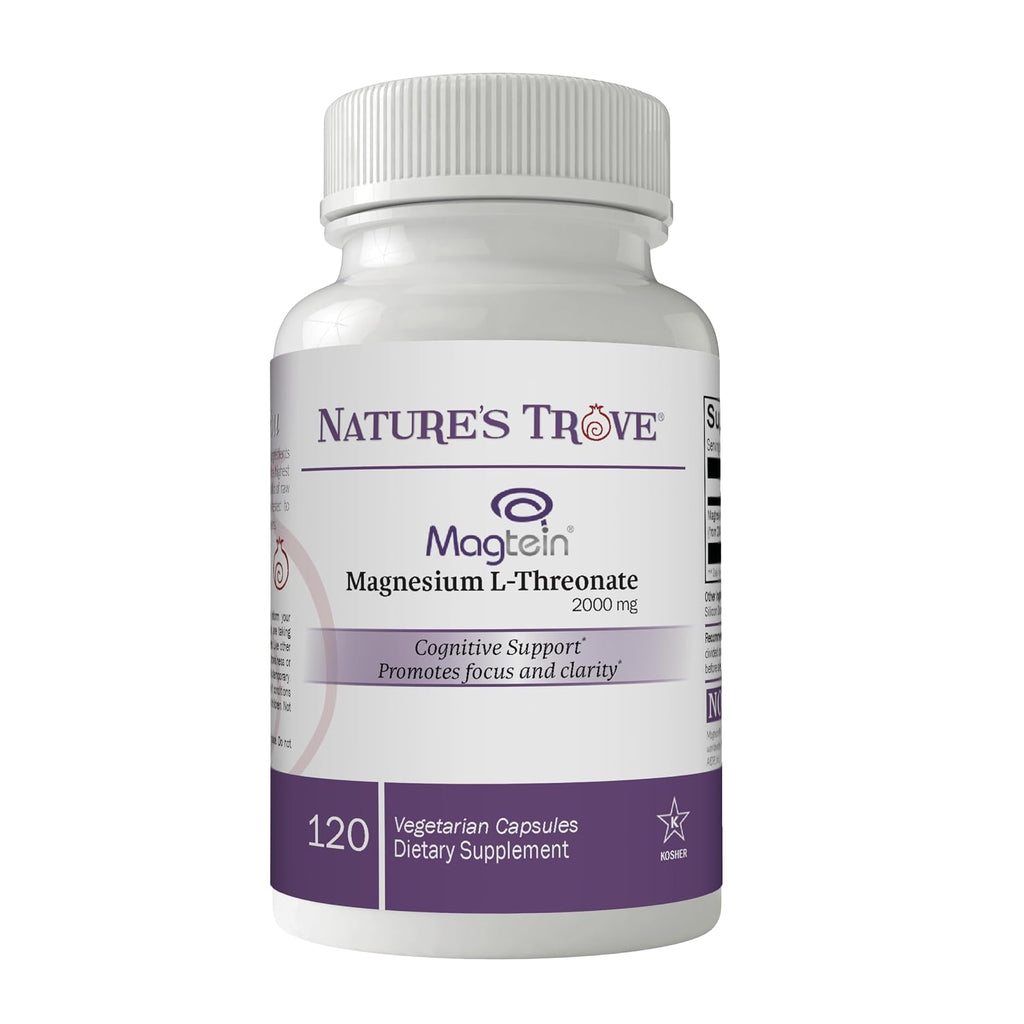 Nature's Trove magnesium l-threonate capsules