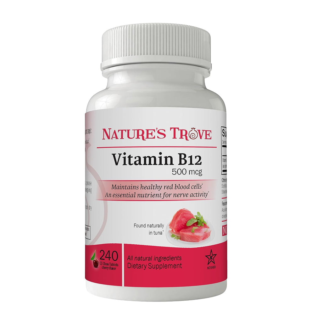 Nature's Trove vitamin B12 chewable tablets
