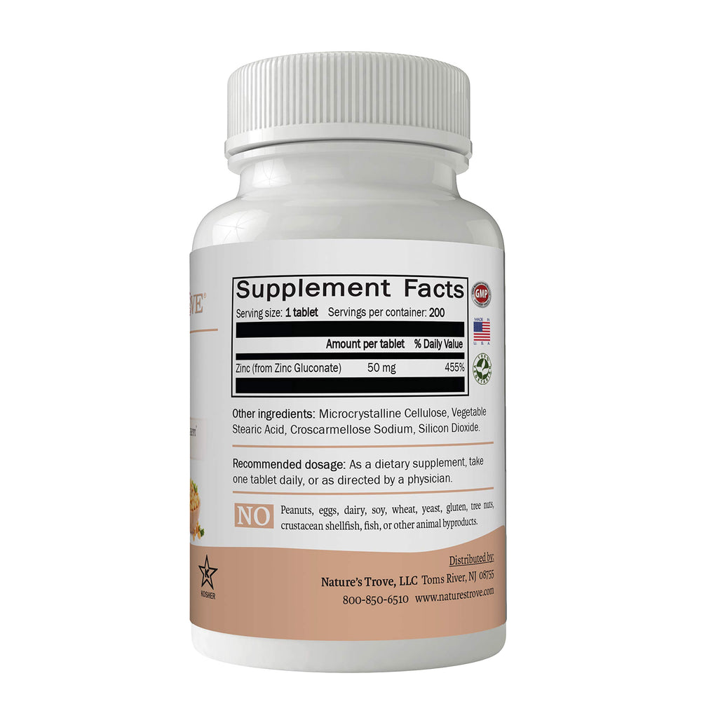 Nature’s Trove zinc for overall wellness