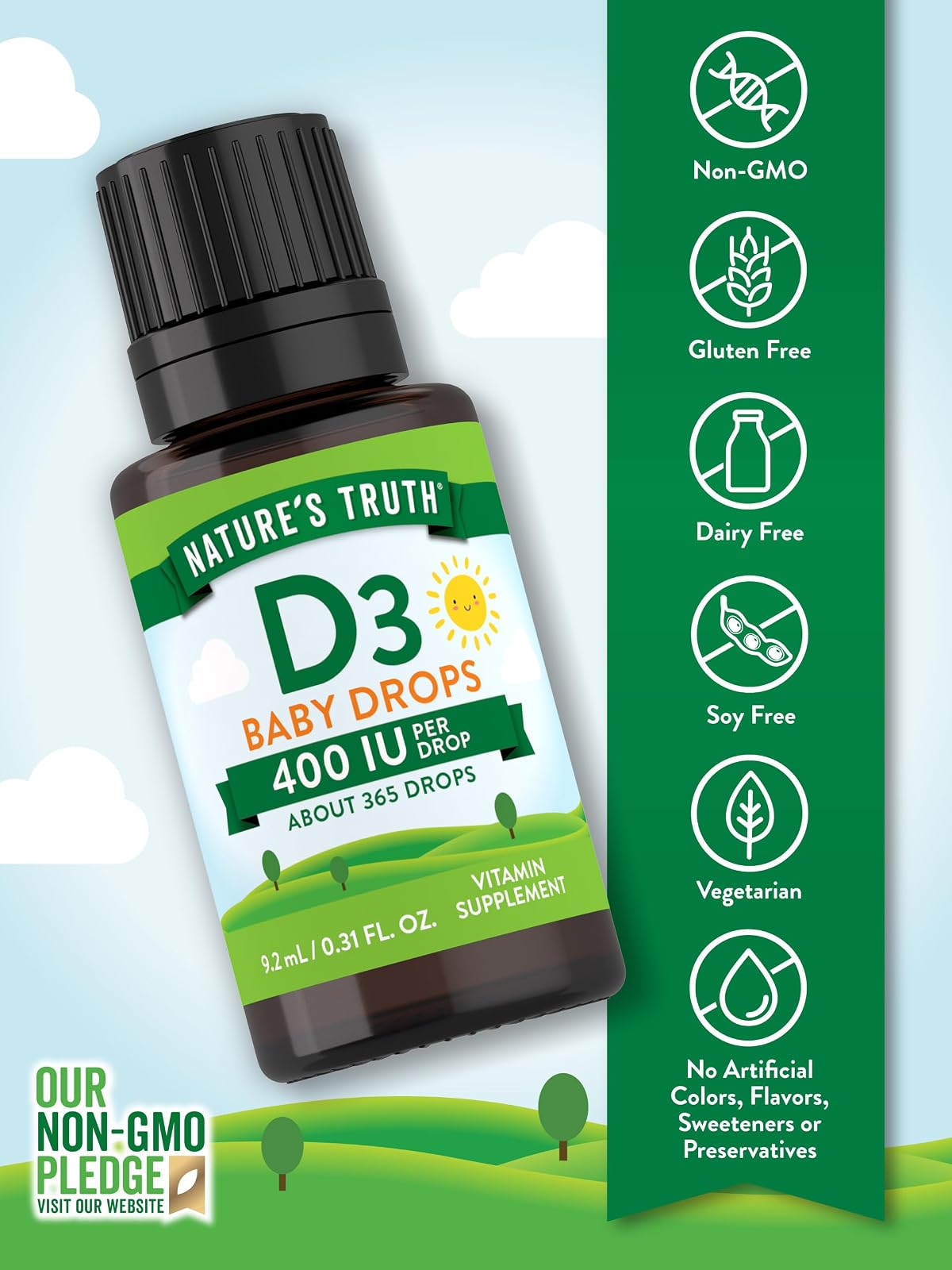 Nature's Truth 400 IU Vitamin D3