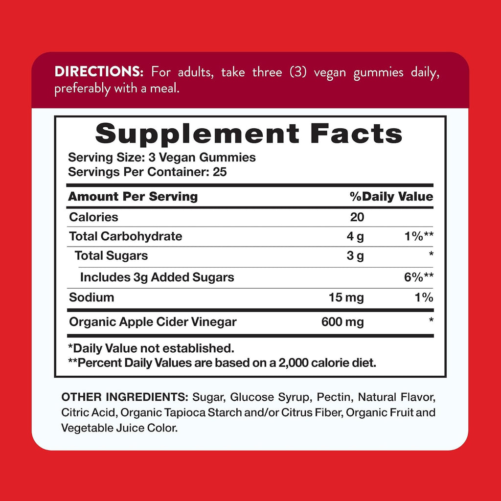 Nature's Truth apple cider vinegar benefits