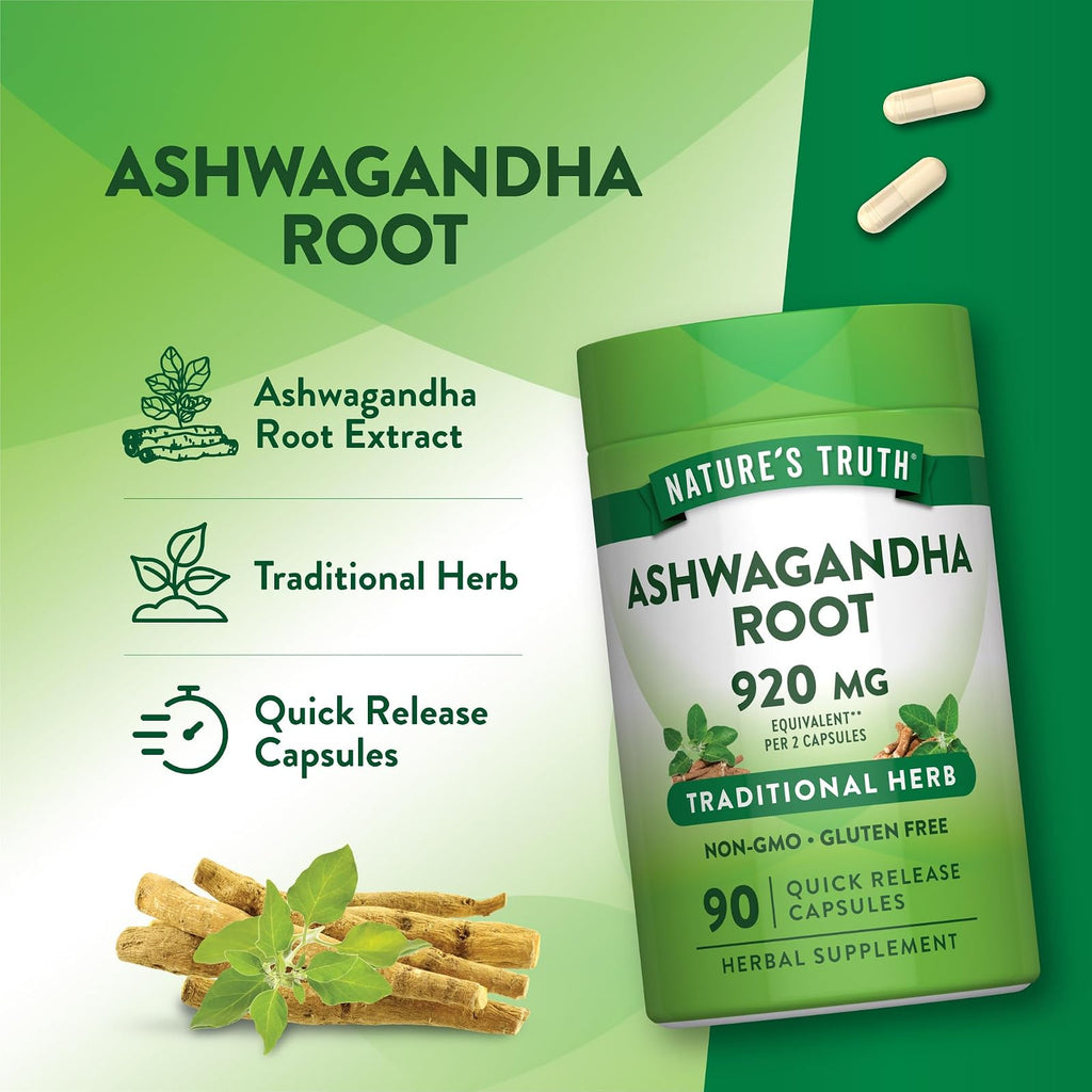 Nature's Truth Ashwagandha for overall wellness