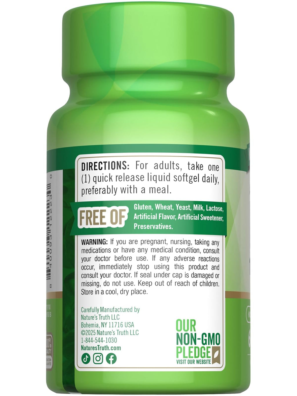 Nature's Truth B12 for overall wellness