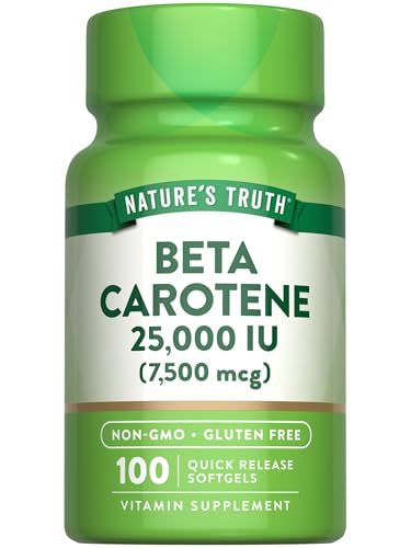 Nature's Truth Beta Carotene softgels