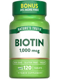 Nature's Truth biotin 1000 mcg tablets
