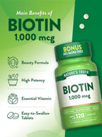Nature's Truth biotin dietary supplement
