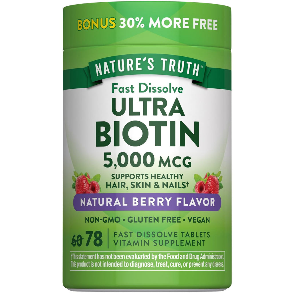 Nature's Truth Biotin fast dissolve tablets