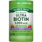 Nature's Truth Biotin fast dissolve tablets