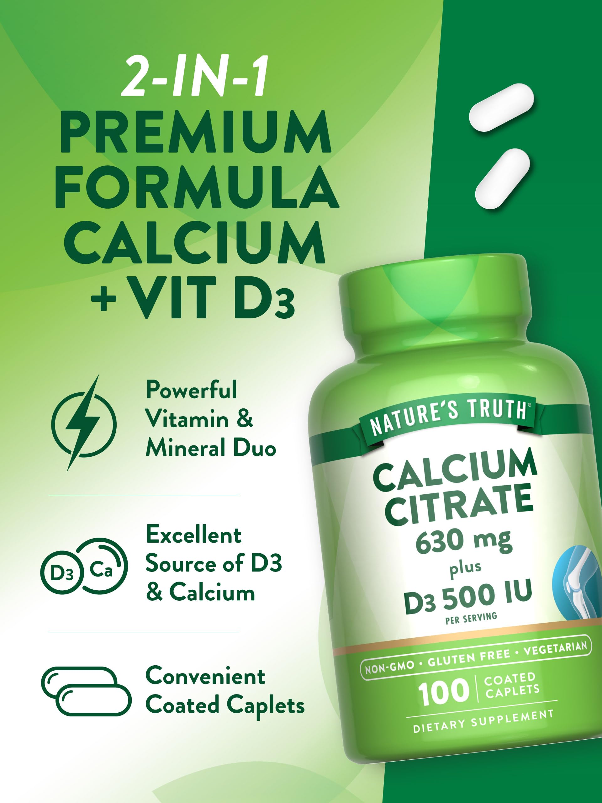 Nature's Truth calcium for heart health