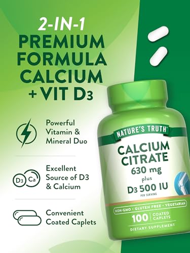 Nature's Truth calcium for strong bones