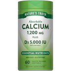 Nature's Truth calcium softgels for bone health