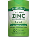 Nature's Truth chelated zinc tablets