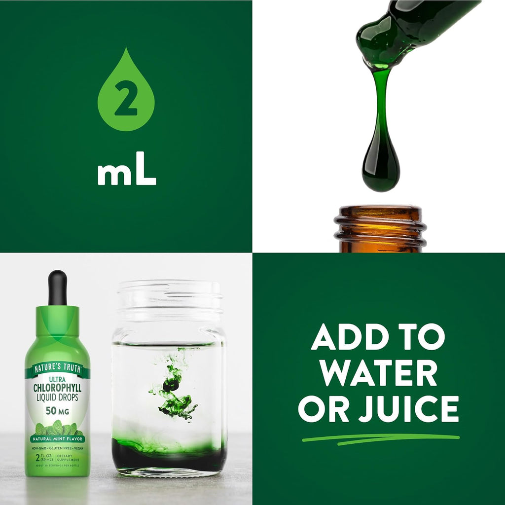 Nature's Truth chlorophyll for skin wellness