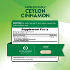 Nature's Truth cinnamon supplement benefits