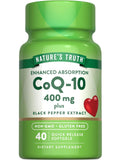Nature's Truth CoQ10 softgels benefits